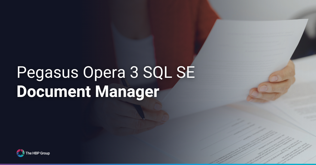 Does Pegasus Opera 3 SQL SE Have a Document Management Module?
