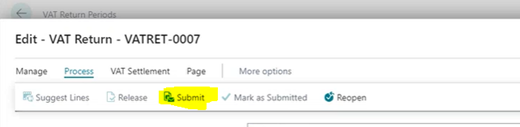 How to create a VAT Return in Business Central