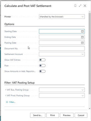 How to create a VAT Return in Business Central