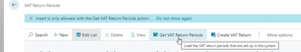 How to create a VAT Return in Business Central