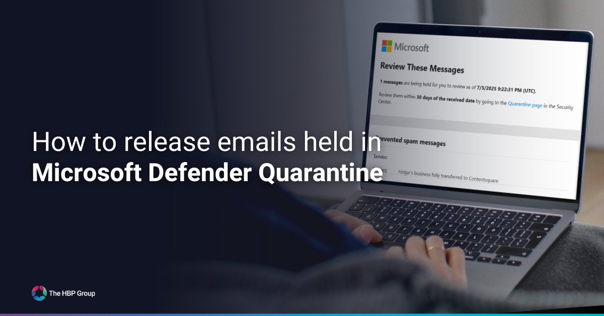 How to safely release emails held in Microsoft Defender Quarantine